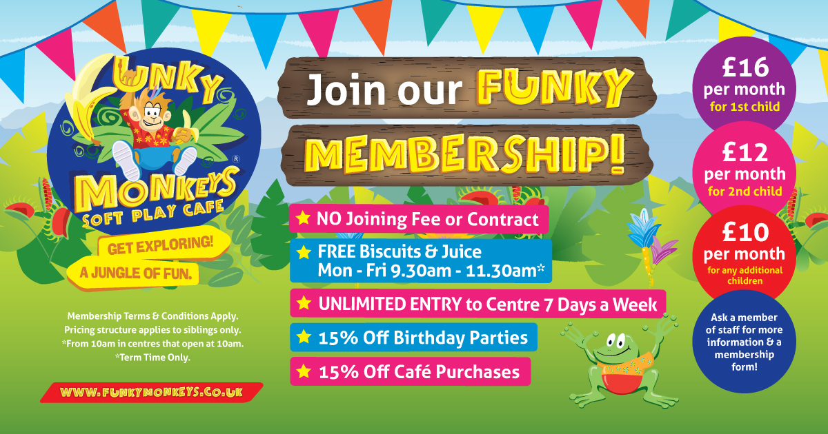 Funky Monkeys - Become A Member At Funky Monkeys Dundonald